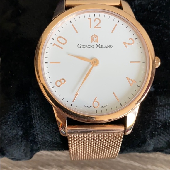 Giorgio Milano | Accessories | Nwot Giorgio Milano Rose Gold Watch ...